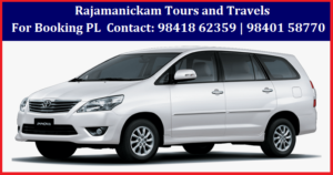 Innova Per Km Rate in Chennai | Rajamanickam Travels